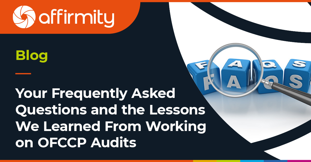 Affirmity | Your FAQs and the Lessons We Learned From Working on OFCCP ...