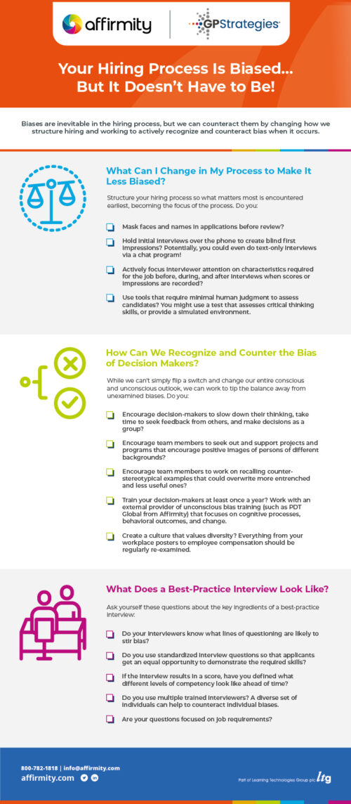 Affirmity | Checklist: Your Hiring Process Is Biased… But It Doesn’t ...