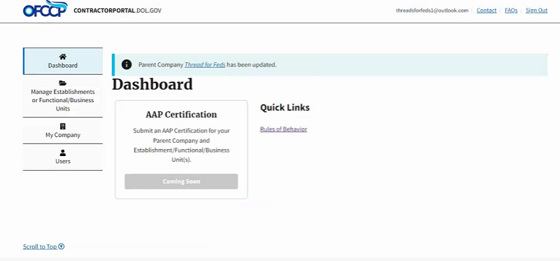 Affirmity | The New OFCCP Contractor Portal and You: Everything You ...