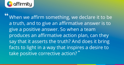 Affirmity | 3 Basic Building Blocks for Affirmative Action