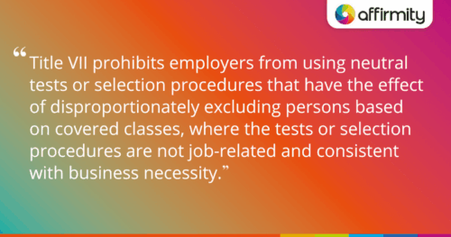Affirmity | How to Monitor Non-Discrimination & Title VII Compliance in ...