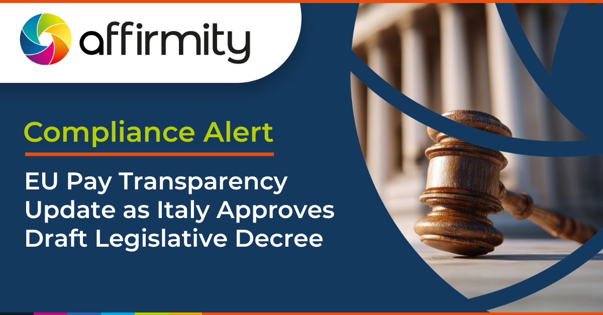 Affirmity | EU Pay Transparency Update (Feb 2026) and Italy Draft ...