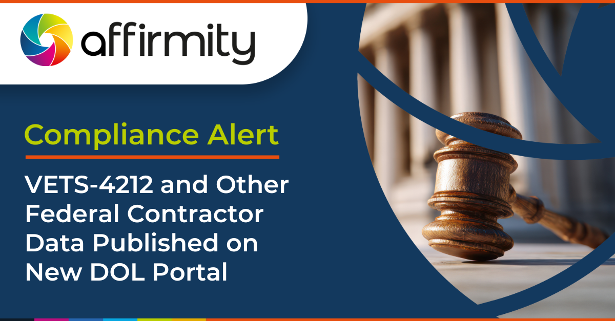 Affirmity | VETS-4212 and Federal Contractor Data Published on New Portal